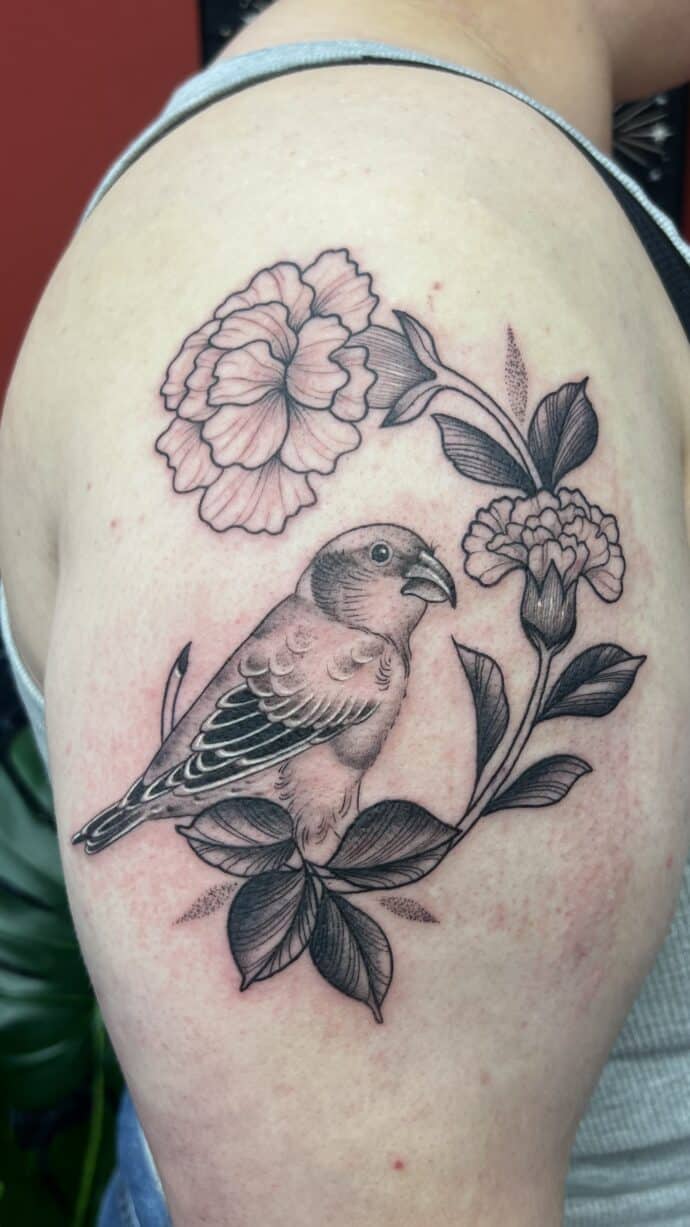 Thais creates soulful tattoo works for her clients